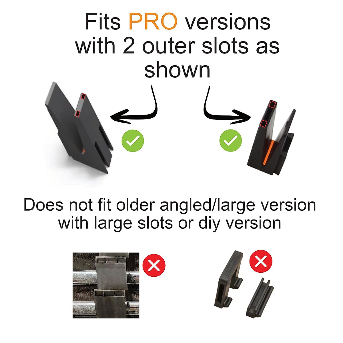 Identification labels compatible with toolbox widget vertical PRO wrench holders (SAE set, Black)