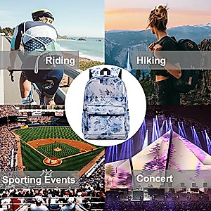 CAMTOP Mesh Backpack for Girls Kids Semi-Transparent See Through Sturdy Bookbag Casual Daypack for School Beach Swim Work Gym