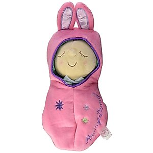 Manhattan Toy Snuggle Pod Hunny Bunny First Baby Doll with Cozy Sleep Sack for Ages 6 Months and Up
