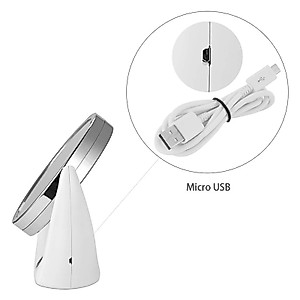 FQYYDD Illuminated Makeup Mirror Portable Adjustable Brightness Led Lighting