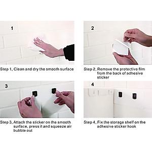 Plastic Storage Bins White Storage Organizer for home/office storage, accessories organizer and space saver, pack of 4