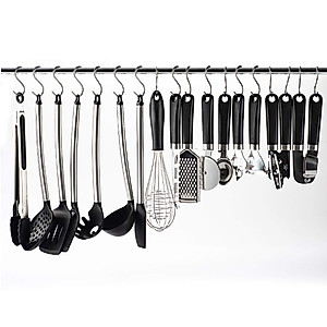 10 Pack S Shaped Hooks, Heavy Duty Metal Closet Hooks, for Hanging Plants, Kitchen Utensil, Pots and Pans, Clothes, Towels, Bags, 2.55 Inch