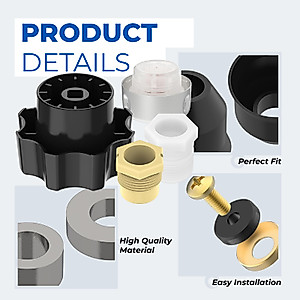 Xinafan 630-8500 Wall Hydrant Complete Service Kit Compatible with Prier Outdoor Faucet Repair Kit 500 400 Series Vacuum Breaker and Handle Replacement Part Outside Faucet Wall Hydrants Accessories