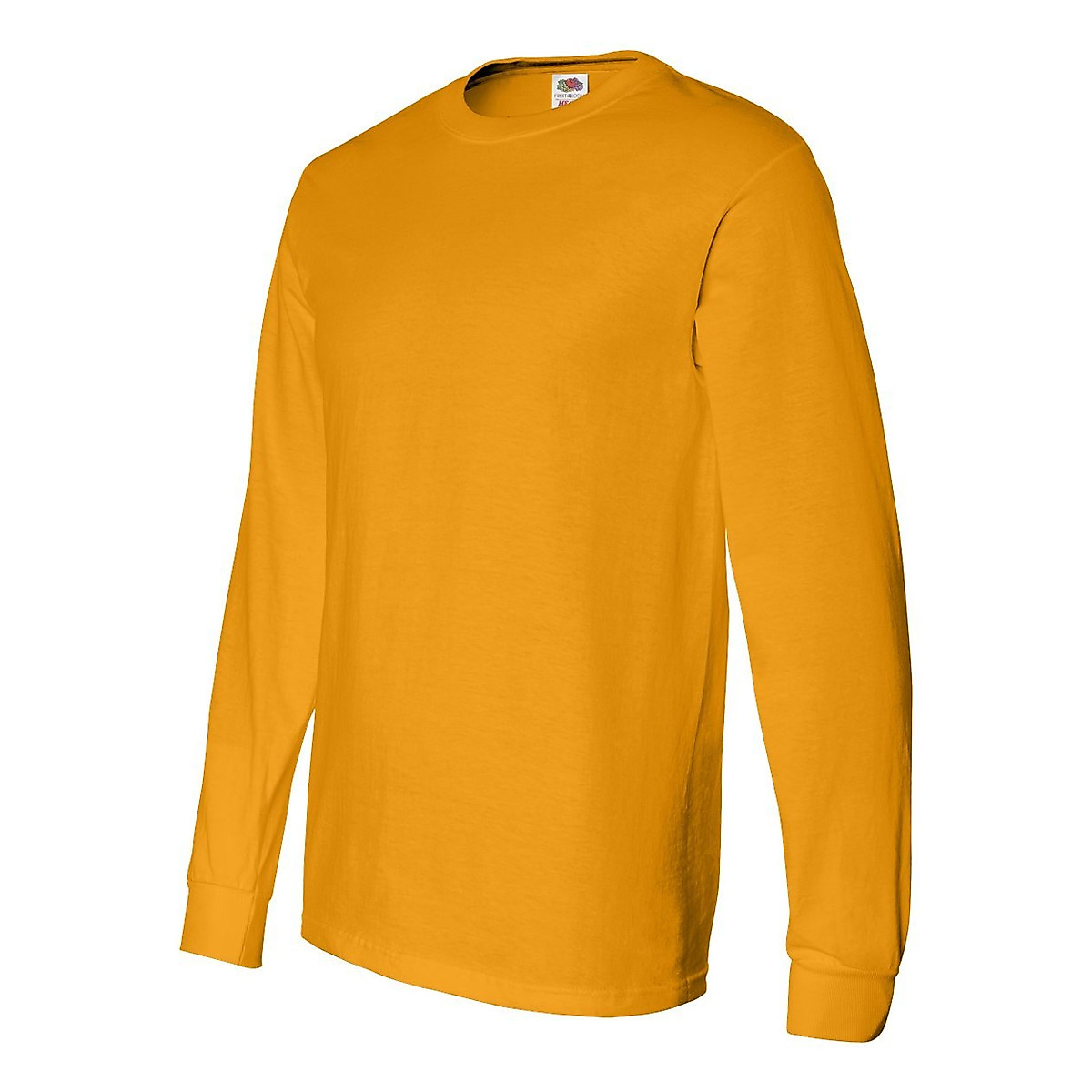 Fruit of the Loom Adult 5 oz. HD Cotton™ Long-Sleeve T-Shirt XL GOLD