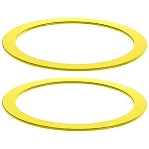 Angoily Toilet Tank Parts 2pcs Flush Valve Seal Silicone Rings Toilet Replacement Flushing Gasket Toilet Tank Parts Seal Rings Bathroom Toilet Repair Parts Toilet Parts Replacement Kit