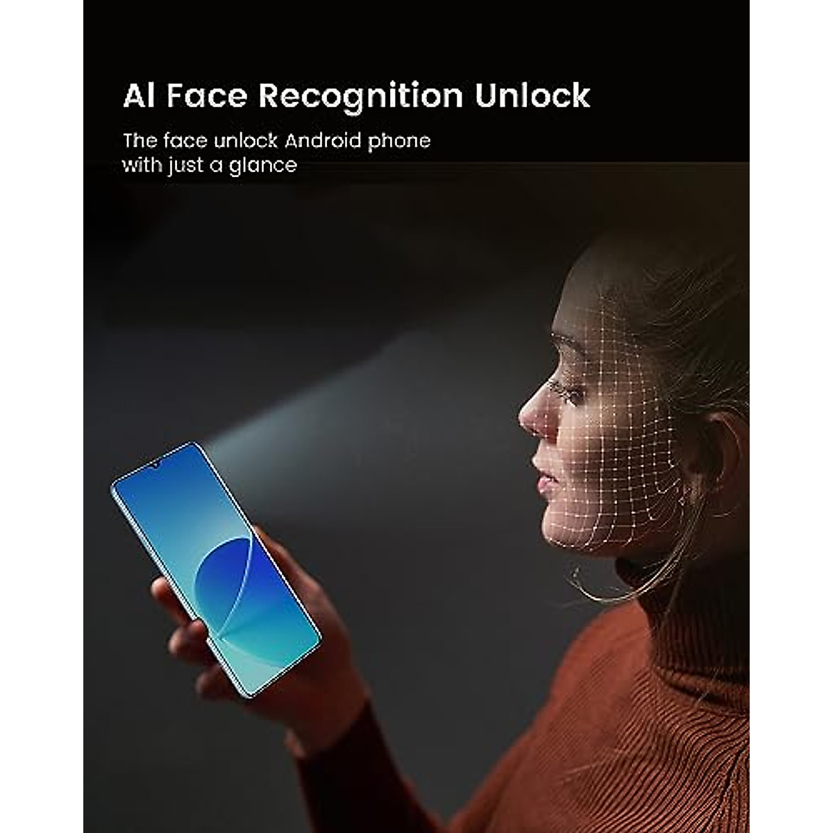 VIQEE Rion9Pro 5G Unlocked Cell Phones,6G+256GB Dual Sim Smartphone, Unlocked Mobile Phone with 6.72inch Waterdrop Screen, Android Phone 48+108 MP | 6800mAh | Fingerprint Lock & Face ID | (Blue)