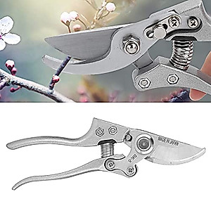 Garden Shears Hand Pruner Rust?Proof Ergonomic Handle for Indoor Plants Hydroponics Harvesting Bonsai Pruning Herbs Flowers zhengqiang
