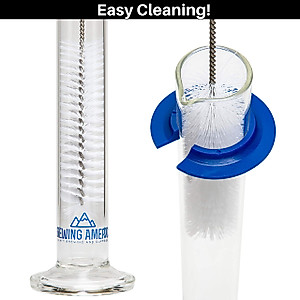 Thermo-Hydrometer ABV Tester Kit Triple Scale for Beer/Wine - Pro Series American-Made Specific Gravity Hydrometer with Thermometer Temperature Correction, N.I.S.T Traceable (KIT)