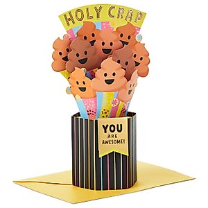 Hallmark Paper Wonder Shoebox Pop Up Card (Holy Crap, You are Awesome) for Birthday, Congratulations, Graduation, All Occasion