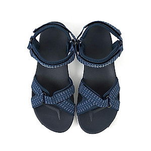 Luffymomo Womens Hiking Sandals Walking Sport Athtletic Webbing Sandals(8 M US Blue)