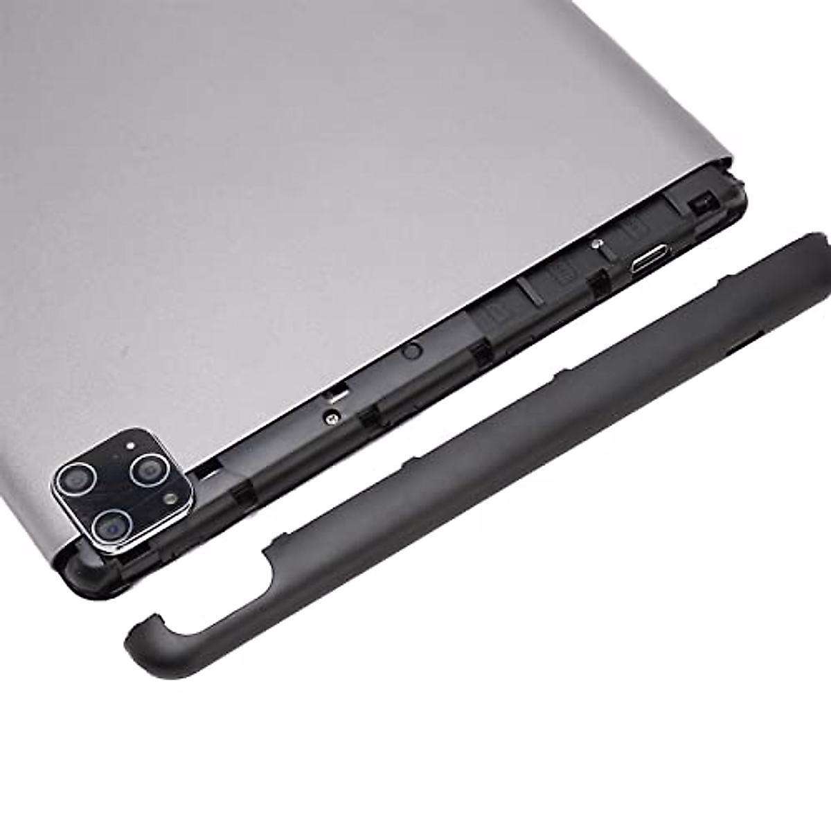 RTLR Grey Tablet, 5G WiFi 10.1 Inch Reading Tablet for Gaming (US Plug)