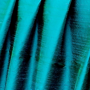 Fabric Mart Direct Silk Fabric, Turquoise Green Silk Fabric, Fabric 100 Silk Indian Silk Fabrics by The Yard, 1 Yard Silk Fabric by Yard, 41 inch Width 100% Pure Silk Fabric by Yard Curtain