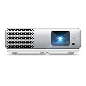 BenQ DLP HD Projector (HT2050) - 3D Home Theater Projector with All-Glass Cinema Grade Lens and RGBRGB Color Wheel,Silver/white
