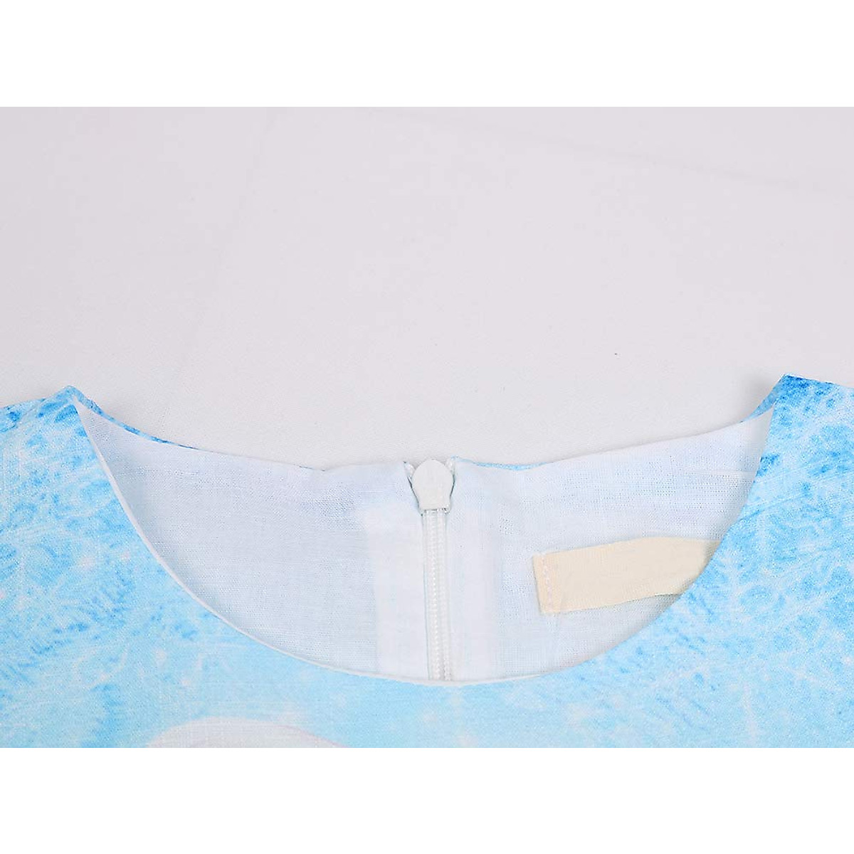 WYYXXT Little Girls Princess Dress Infant Toddler Summer Cartoon Print Casual Shirtdress (5T,Blue)