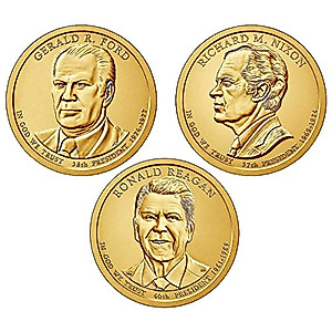 2016 D Presidential Dollar 3-Coin D Mint Uncirculated