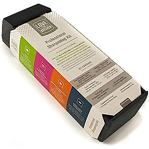 Premium Dual Whetstone Knife Sharpener, Grits 800/3000. Premium Sharpening Stones for Fine Pocket, Blade & Kitchen Knives. Waterstone Kit with Non-Slip Case, Dual Angle Base & Flattening Stone