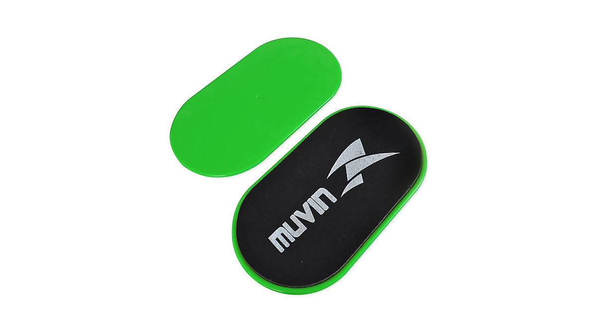 Muvin Core Sliders for Full Body Workout - Pack of 2 Fitness Slides