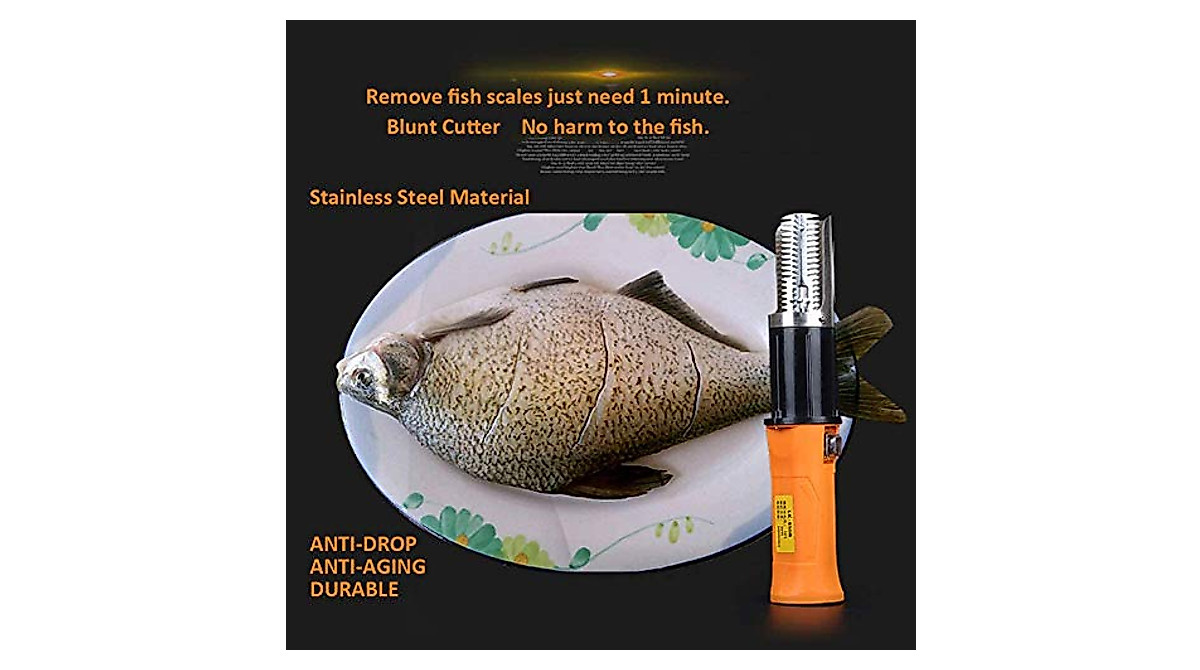 Powerful Electric Fish Scaler - Cordless & Rechargeable