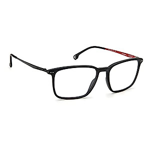 Carrera Men's 8859 Rectangular Prescription Eyewear Frames, Matte Black, 56mm, 17mm
