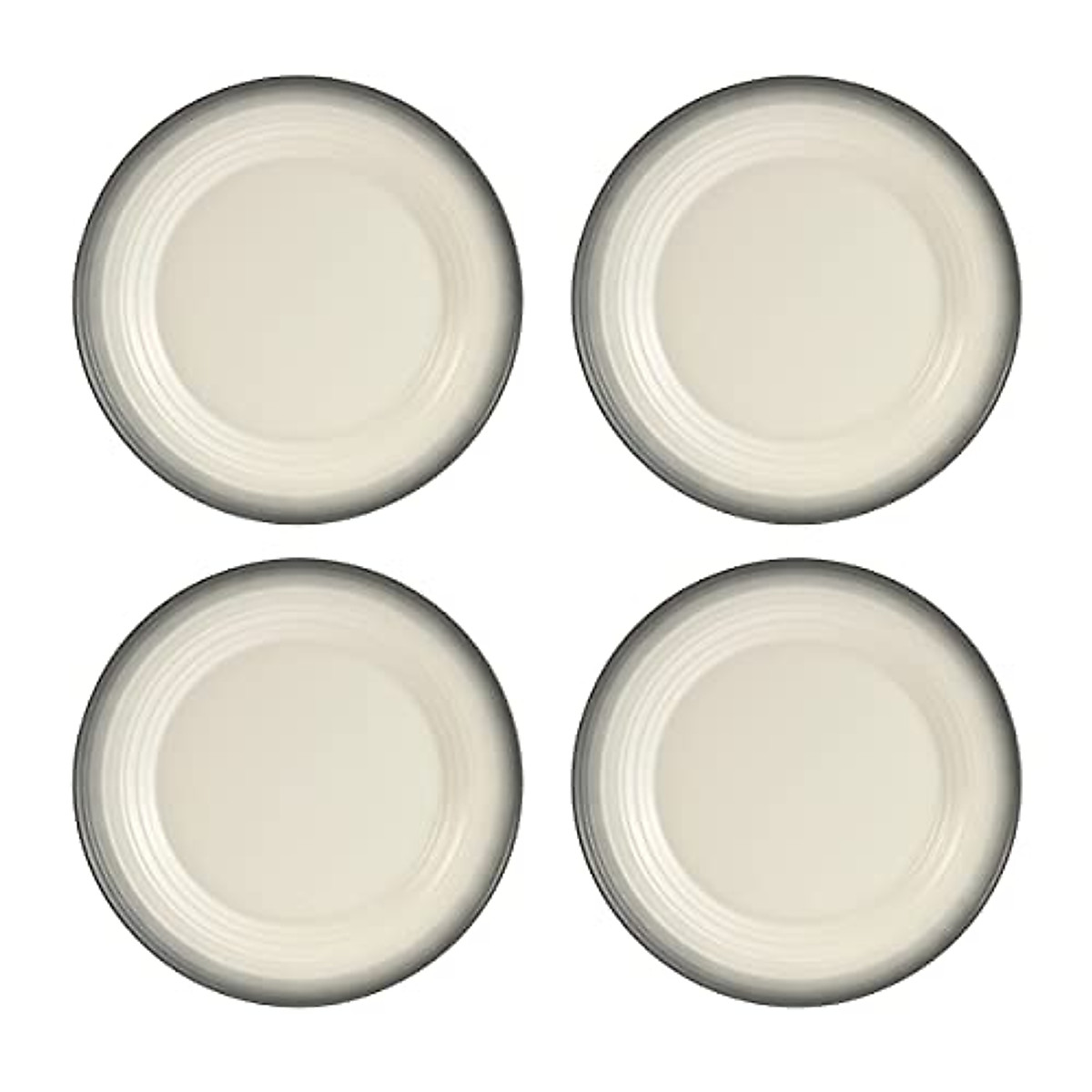 Mikasa Swirl Ombre Graphite 16 Piece Dinnerware Set, Service for 4