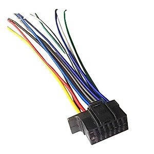 16 Pin Auto Stereo Wiring Harness Plug Compatible with Sony MEX-BT3100P