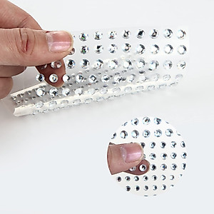 2310 PCS Self Adhesive Rhinestone Gem Stickers for Face Nail Body Makeup Festival,4 Size 14 Sheets Bling Jewels Stickers for Kids DIY Craft Card Decorations