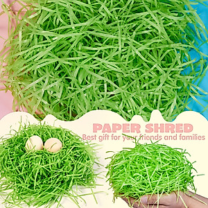 JOYIN 680 g (24 oz.) Tricolor Easter Grass is Pastel Colors (Pink, Yellow and Green) Easter Eggs Hunt, Easter Basket Stuffers/Fillers, Easter Party Favor, Easter Decor