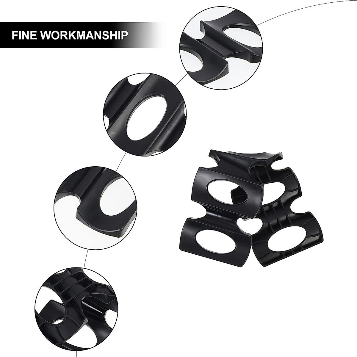 Luxshiny Refrigerator of 5 Silicone Can Organizer Foldable Silicone Bottle Stacker Silicone Fridge Can Organizer Silicone Wine Bottle Rack Drink Can Mat Fridge Organizer