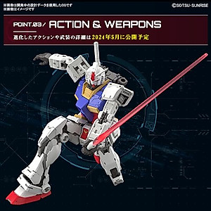 Bandai Hobby - Mobile Suit Gundam - RX-78-2 Gundam ver. 2.0, Bandai Spirits RG 1/144 Model Kit