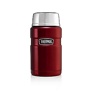 THERMOS Stainless King Food Flask 710ml, Cranberry Red