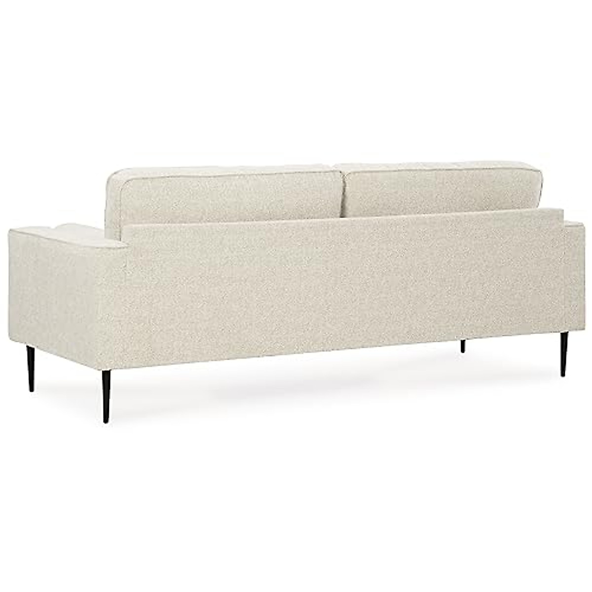 Signature Design by Ashley Hazela Contemporary Sofa with 2 Bolster Pillows, Beige