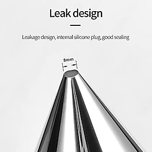 Mvckyi Pancake Batter Dispenser with Stand, Multifunction Stainless Steel Dispenser Funnel for Filling Cupcakes Pancakes Takoyaki or Any Baked Food Kitchen