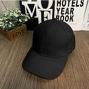 ZEXIAN 3 Pack Unisex Cotton Baseball Cap Adjustable Unconstructed Plain Sport Dad Golf Hat for Men and Women (Black+Grey+Green)