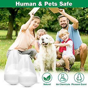 Peppermint Oil Rat Repellent - 48 Pack Mice Repellent Balls for Indoor House Garage Car Engine, Mouse Deterrent for Roaches, Ant, Bugs, Spider, Keep Mice Out Safe for Humans & Pets