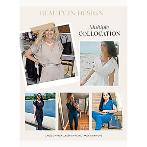 Dokotoo Jumpsuits for Lady Dressy One Piece Lighweight Long Pants Resort Wear Rompers High Waist Cold Shoulder Outfits for Summer,Beige Medium