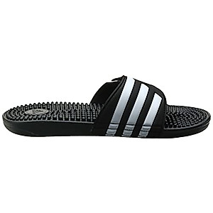 adidas Performance adissage Sandal, black/white/black, 11 M US