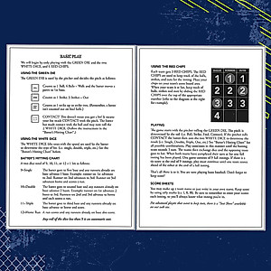 Grandma Smiley's What About Baseball Board Game, Baseball Games for Kids, Baseball Gifts for Kids 8-12, Baseball Toys - 8 Game Tokens, 3 Special Dice, 2 White Dice and 1 Game Board - Made in The USA