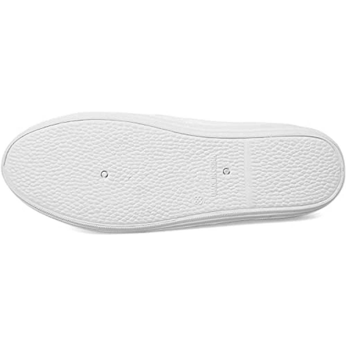 VenusCelia Women's Rainbow Lace Up Sneaker Shoes (8 M US,White)