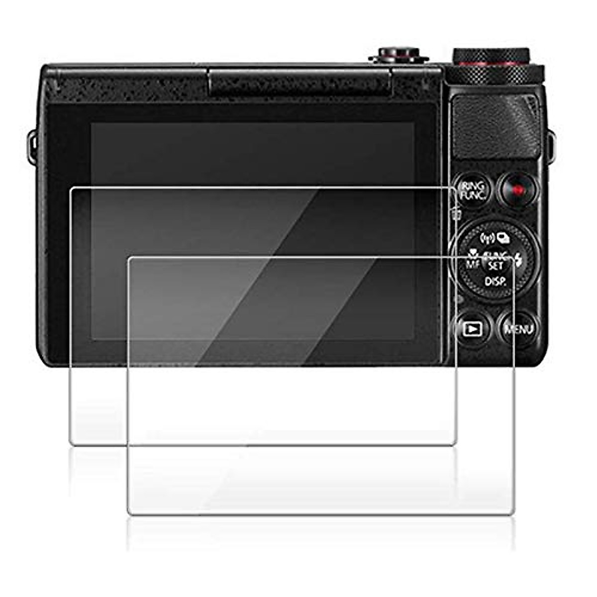 [2-Pack] Screen Protector Tempered Glass for Canon G7X Mark III - Ultra Thin Screen Protective Film For Camera Canon G7 X Mark iii G9X Mark II GX7 GX9