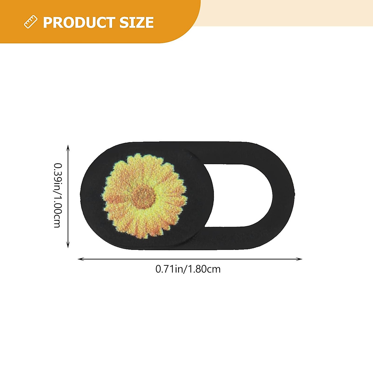 Mikikit 3pcs Camera Privacy Cover Mobile Camera Cover Phone Camera Protector Webcam Privacy Protector Laptop Lens Cover Camera Protector Cover Webcam Lid Slide Flat Abs