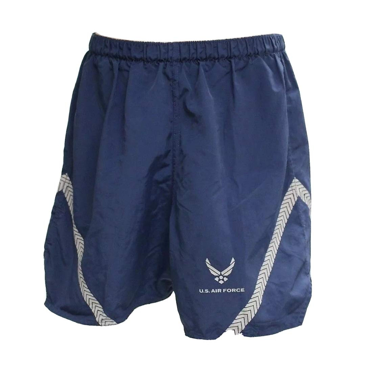 U.S. Air Force Trunks PT Training Physical Fitness Shorts with Reflective Material (XXXX-Large) Navy