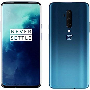 BSDTECH Battery Back Cover Rear Panel Glass +Camera Lens Replacement for Oneplus 7T Pro HD1910 HD1913 6.67" with Micro USB to Type-C Cable+Tools (7T Pro Haze Blue)