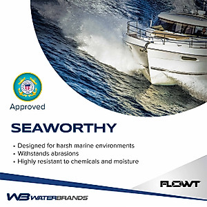 Flowt Boat Seat Cushion and Throw Cushion for Boat Safety – USCG Approved Type IV, Life Cushion for Boat, Durable, Comfortable Boat Seat Cushions for Kayaks, Paddle Board, Canoe and Boating - Red