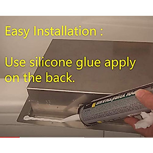 12“ X 12” DecoMust Stainless Steel Shower Niche Shelf Easy to Install, Perfect for Shampoo and Soap Storage