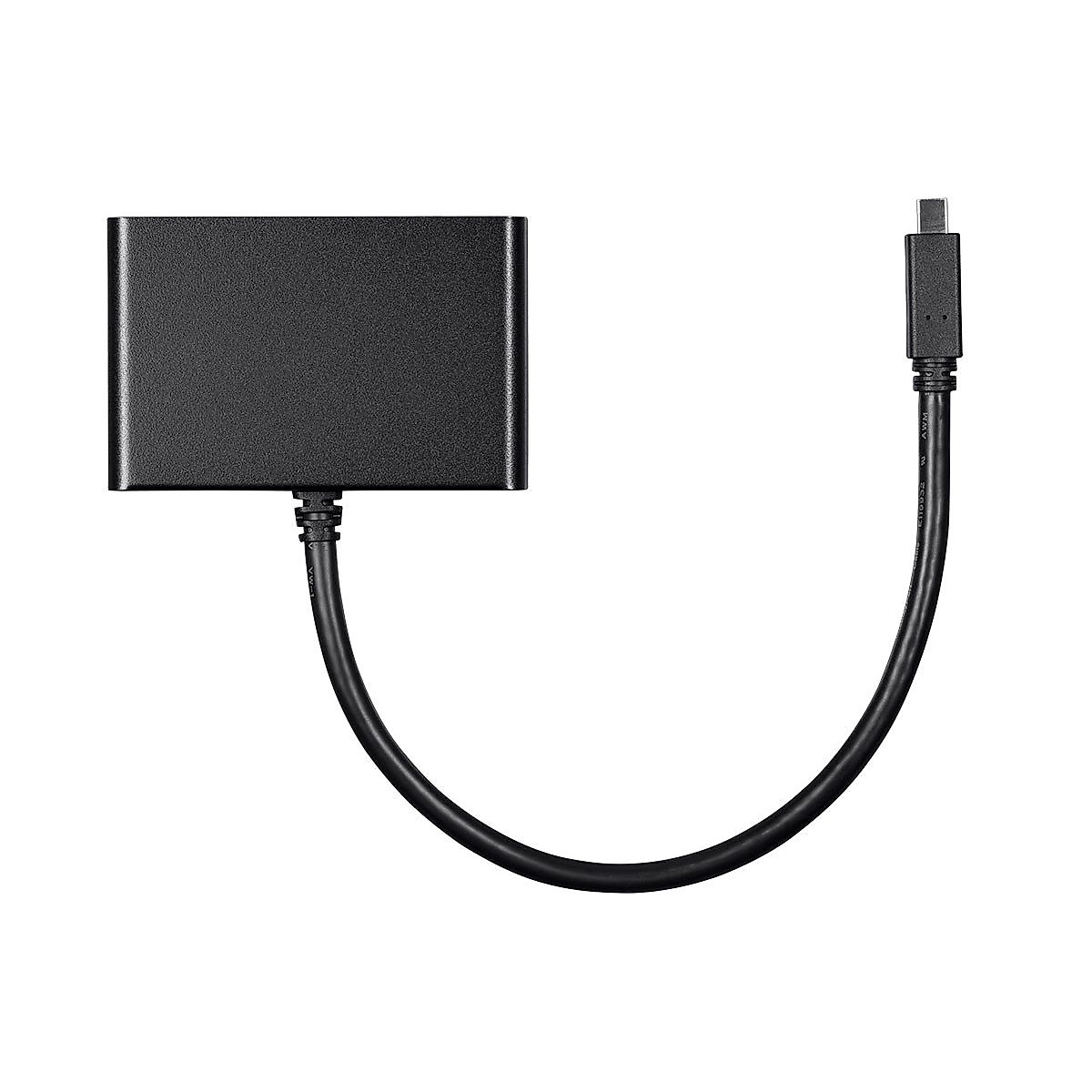 Monoprice 2-Port Mini DisplayPort 1.2 to HDMI Multi-Stream Transport (MST) Hub, Mini DP to HDMI,Black
