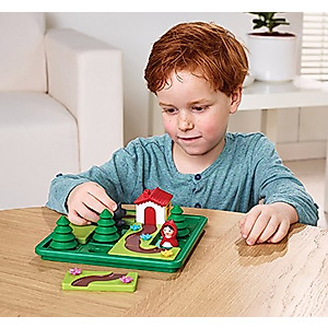 SmartGames Little Red Riding Hood Deluxe Skill-Building Board Game with Picture Book for Ages 4+