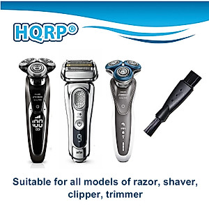 HQRP 3-pack Cleaning Brush Compatible with Philips Norelco QG3385 XA525 YS524 AT895 PT724 AT790 AT810 AT815 1190XD AT895 1255X HQ6710 HQ6725 HQ6730 RQ1062 HQ817 Electric Shaver, Trimmer