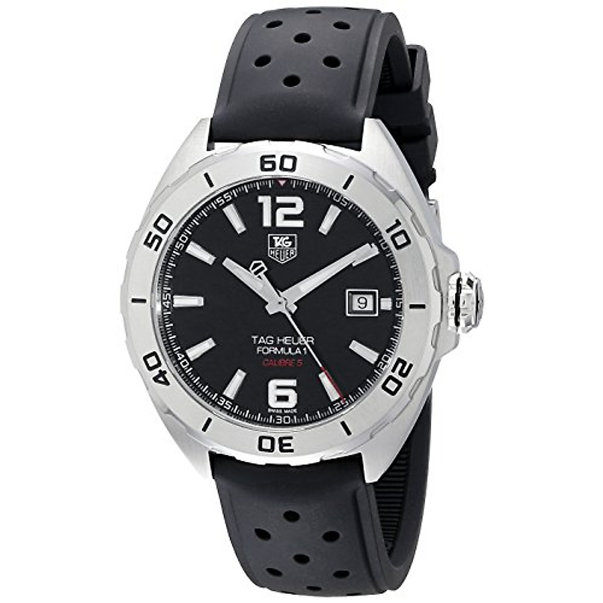 TAG Heuer Men's WAZ2113.FT0823 Analog Display Swiss Automatic Black Watch