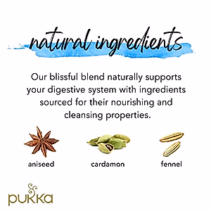 Pukka Organic Detox Tea, Aniseed, Fennel and Cardamom, Perfect for Inner Reset, Pack of 3 (60 Tea Bags)