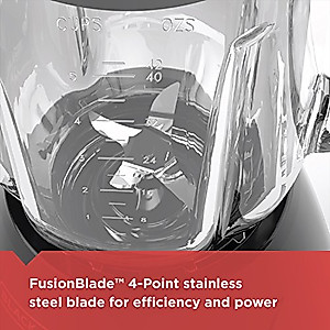 BLACK+DECKER Countertop Blender with 5-Cup Glass Jar, 10-Speed Settings, Black, BL2010BG